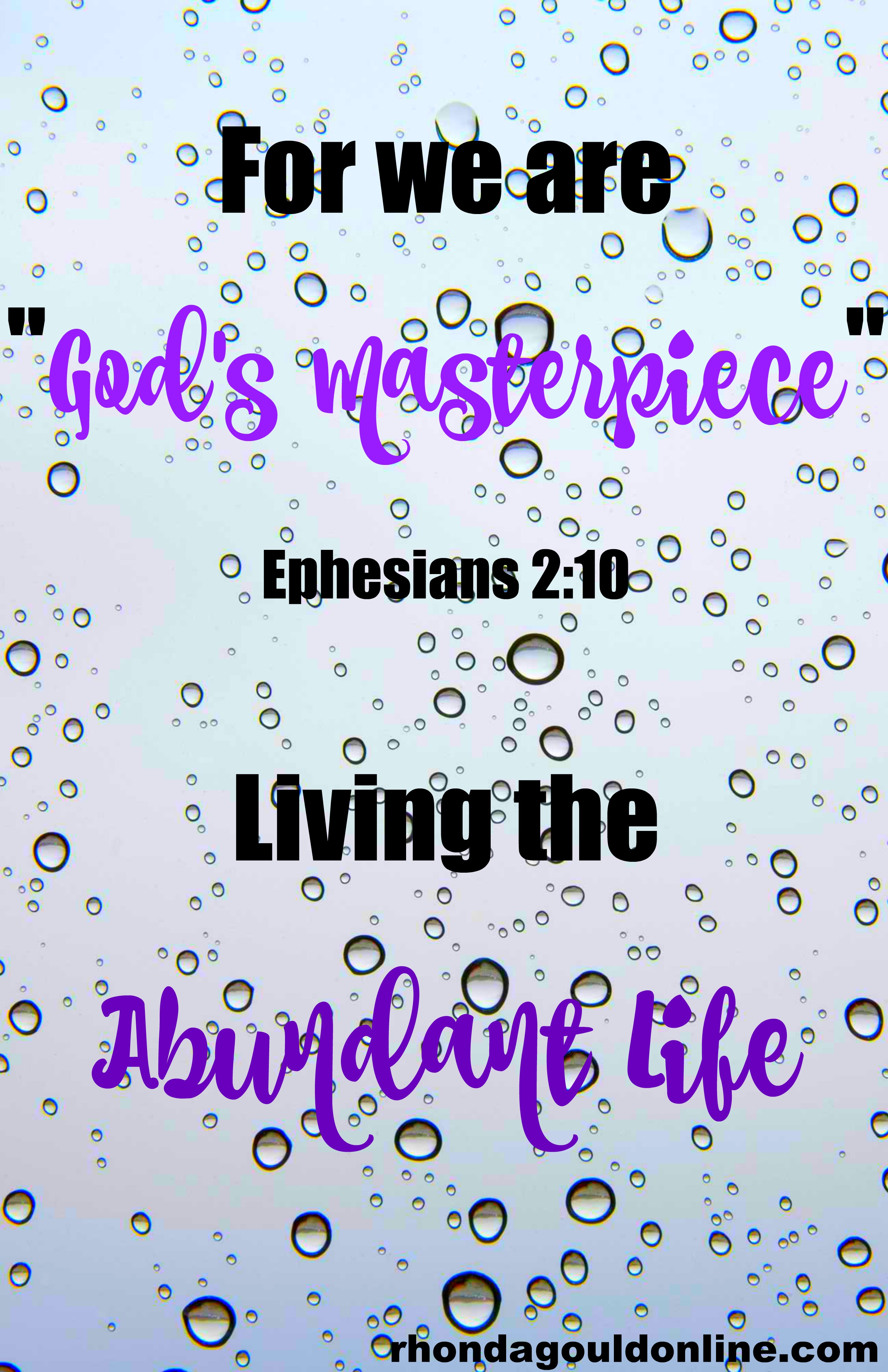 I am God’s Masterpiece – Resilience and Spiritual Formation Coaching